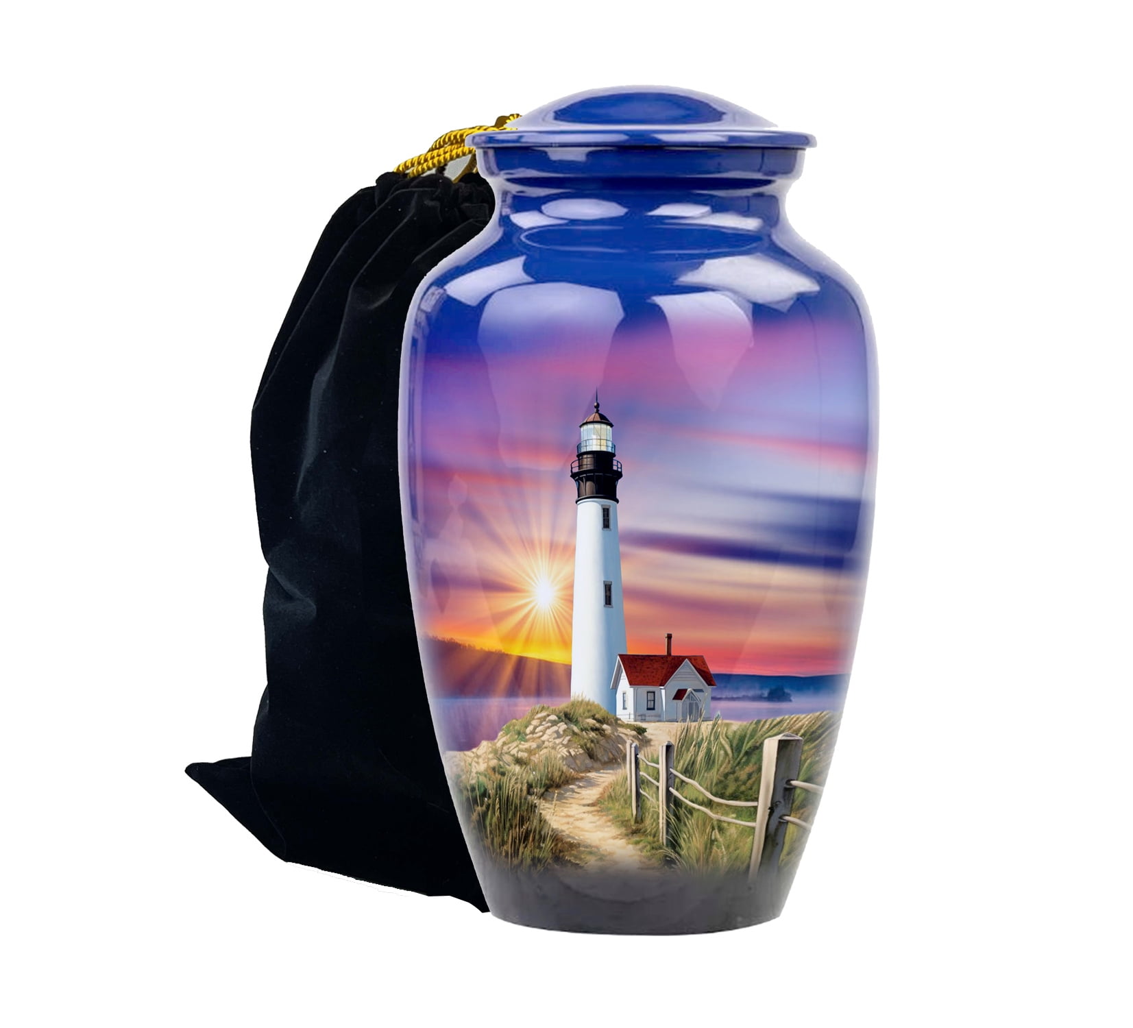 Lighthouse urn,Cremation Urns for Human Ashes -Handcrafted Lighthouse ...