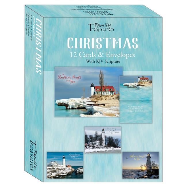 Lighthouses Christmas Boxed Card, Box of 12 - Walmart.com