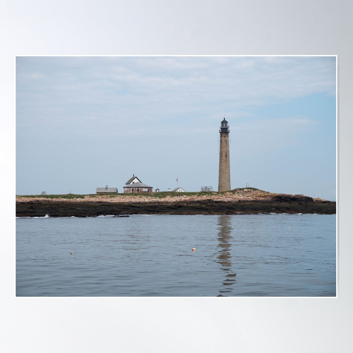 Lighthouses Of Maine Poster Wall Art, Modern Wall Decor For Living Room ...