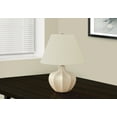Lighting - 21"h Table Lamp - Cream Resin Base - Ivory Shade ...