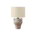 Lighting - 22"h - Table Lamp - Beige Ceramic - Beige Shade ...