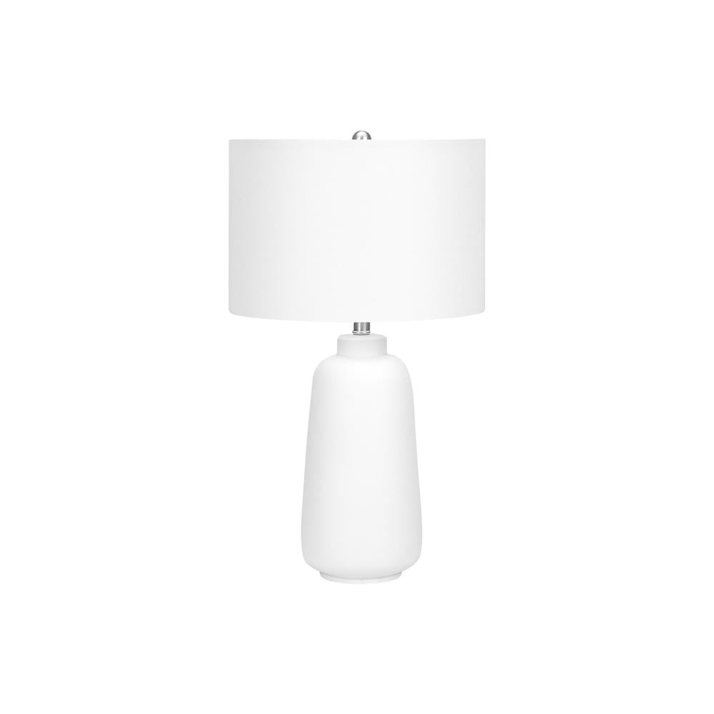 Lighting, 26"H, Table Lamp, Cream Ceramic, Ivory / Cream Shade, Modern ...