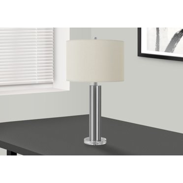 Lighting - 21"h Table Lamp - Cream Resin Base - Ivory Shade ...