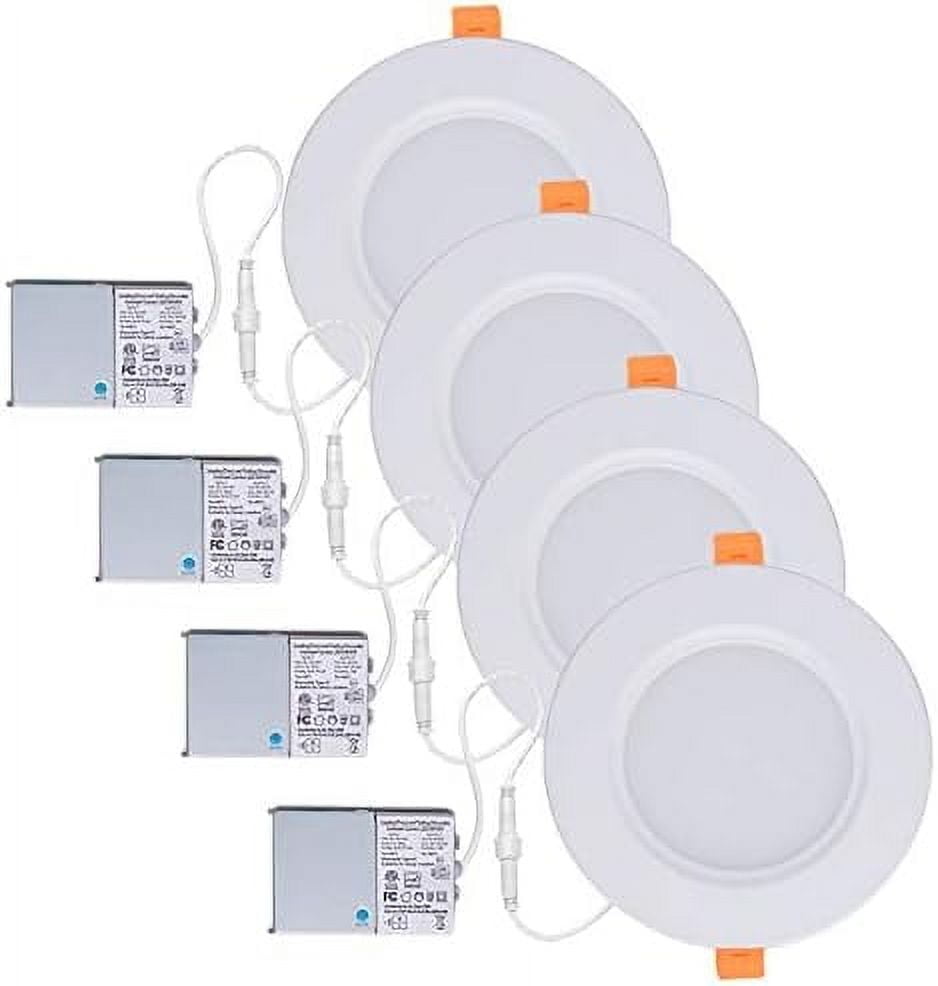 Lighting - 9W (OD 4.75" / ID 4") Natural White LED Recessed Panel Down ...