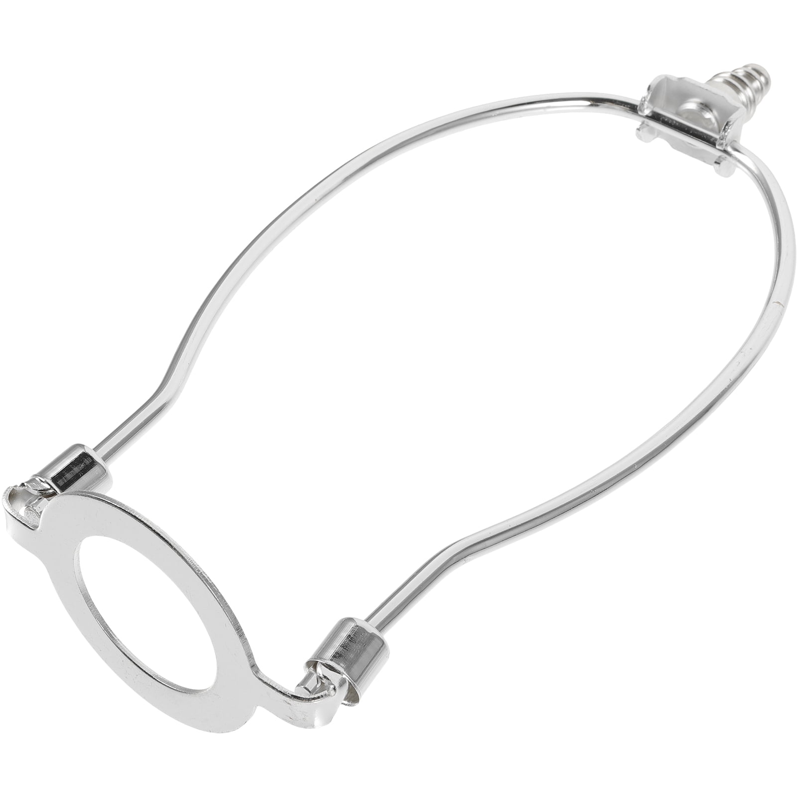 ifundom Lightweight Modern Harp Shape Lamp Shade Holder Silver 1 Pair ...