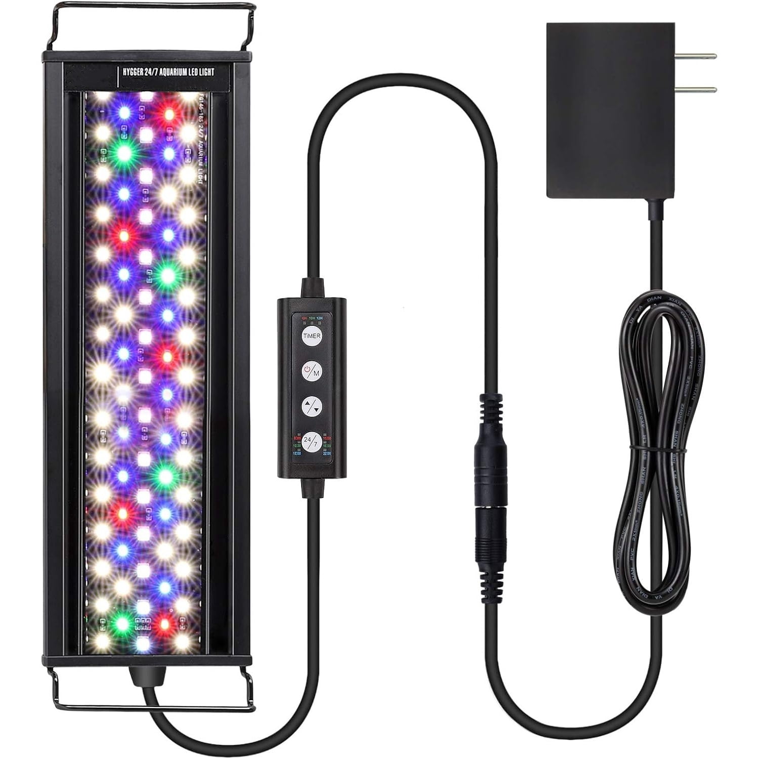 Lighting Aquarium LED Light, Sunrise-Daylight-Moonlight Mode and DIY ...