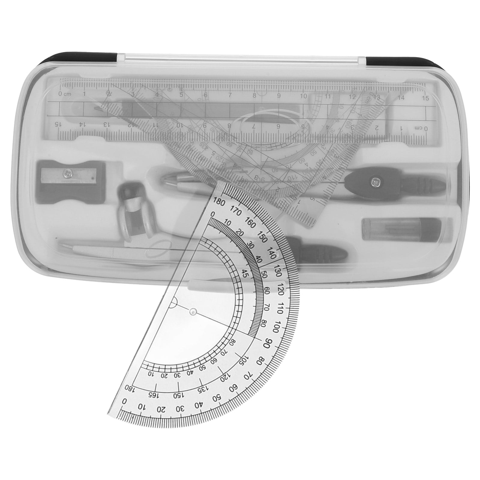 Lighting Brackets Protractor Kit Stationery Compass Set Student ...