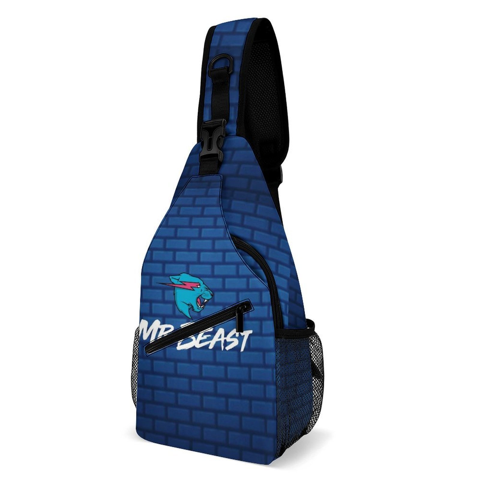 Lighting Cat Mr_Beast Crossbody Backpack For Men Women Sling Bag ...