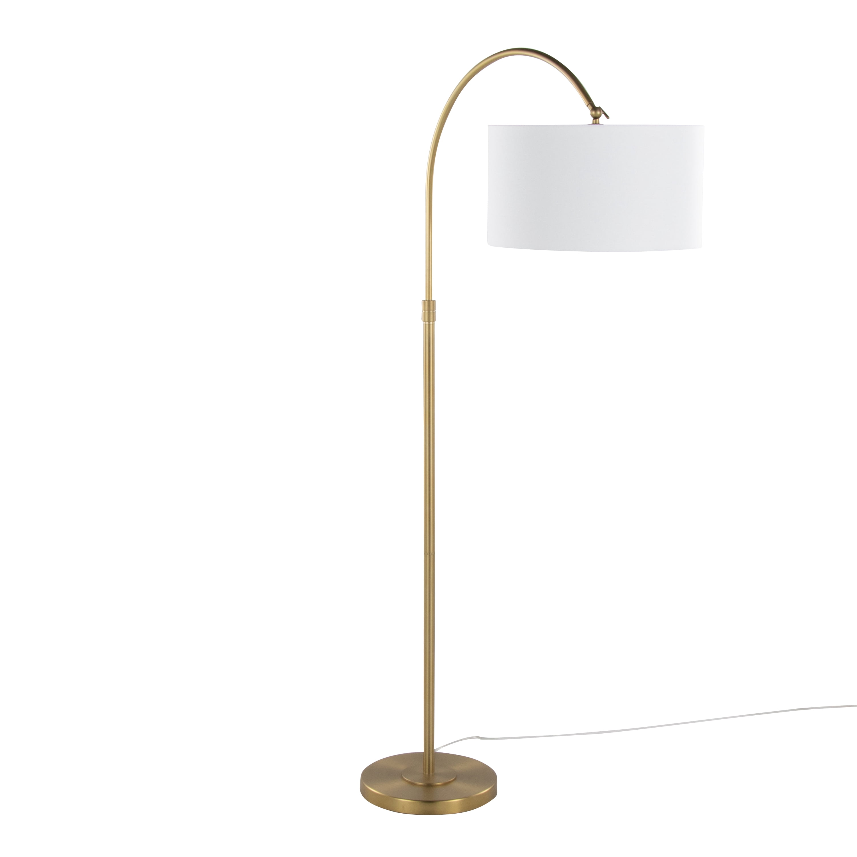 Lighting Fixtures Salon Reader 63" Contemporary Metal Floor Lamp in ...
