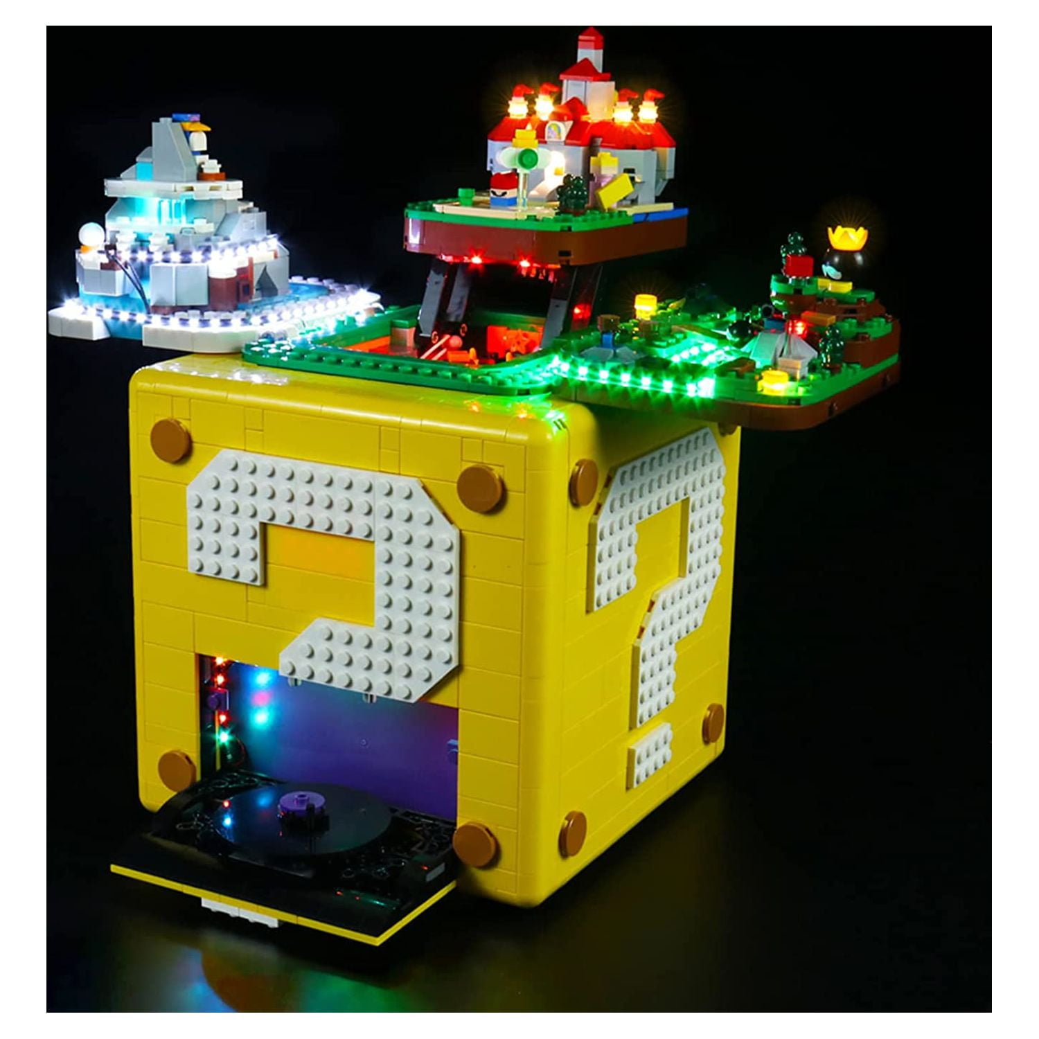 LED Lighting Kit for Legos Super Mario 64 Question Mark Block ...