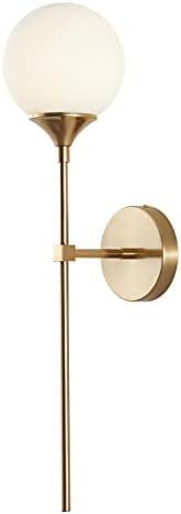 Lighting Modern Smoke Grey Glass Globe Wall Sconce Black Matte Slim ...