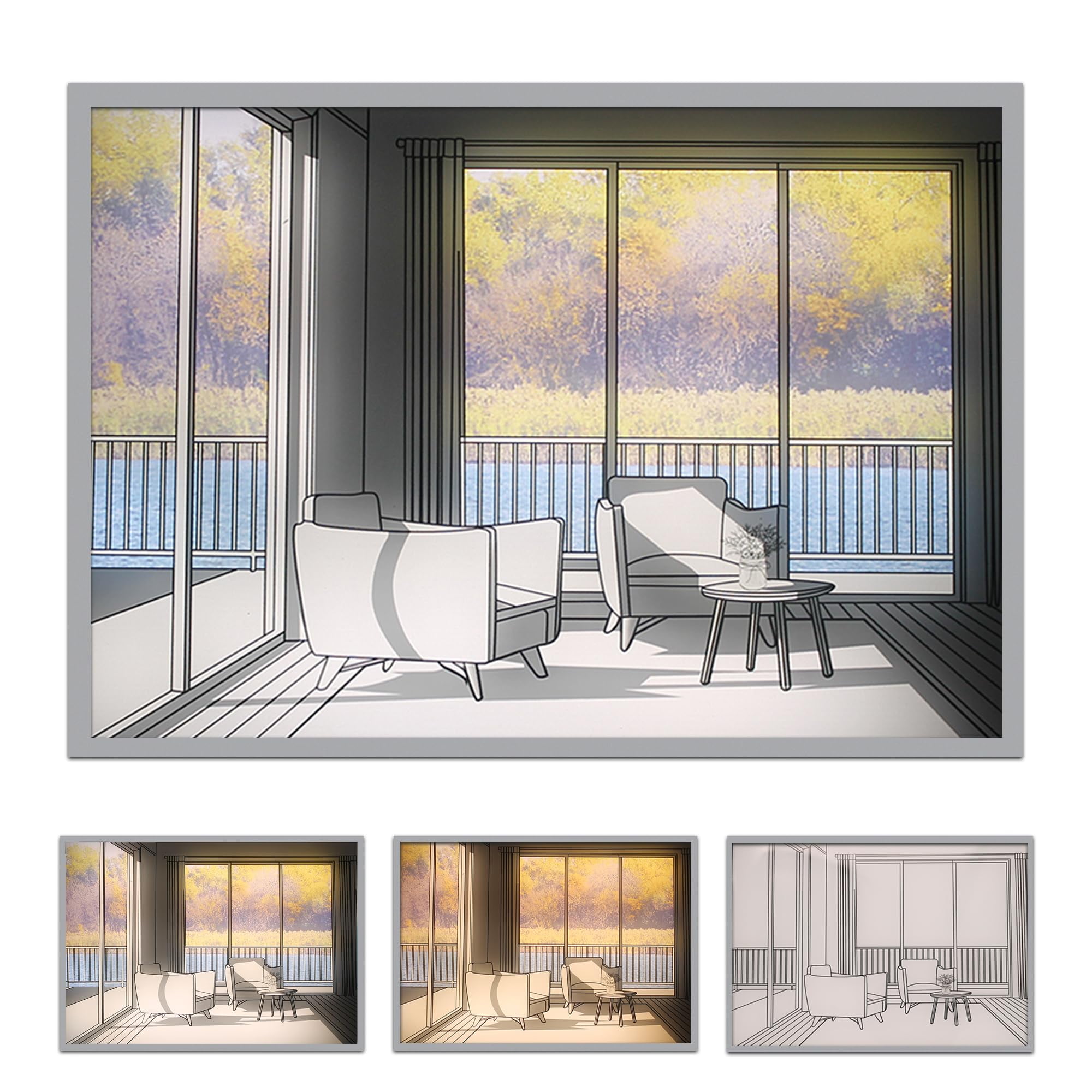 Lighting up Painting, Lite Brite Wall Art 3 Colors LED Light Up Picture ...