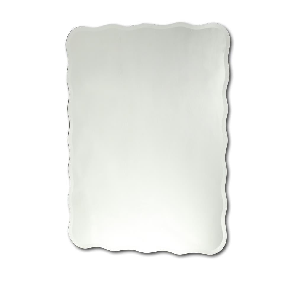 Lighting RANGLEY Large Frameless Wall Mirror 24x32 - Walmart.com