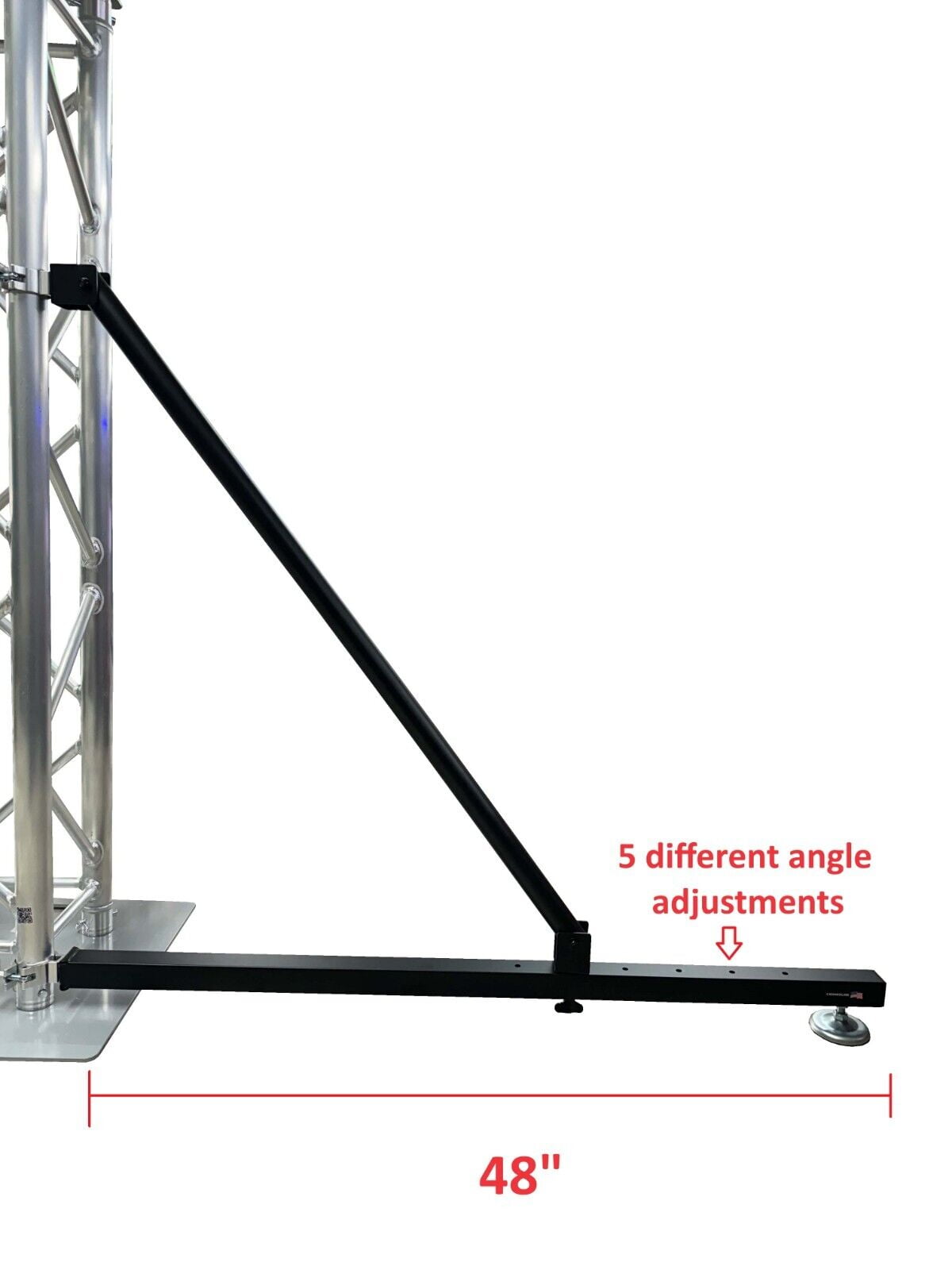 Lighting Truss Ground Support Balance System Metal Heavy Duty For 2" Diameter Trussing - Walmart.com