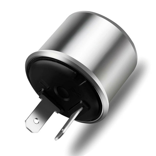 Lighting Turn Signal Hazard LED Flasher Relay 2-PIN No Fast Hyper-flash ...