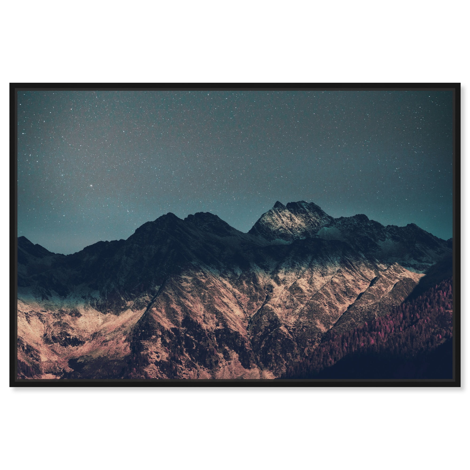 Lighting Up The Night Canvas Californian Retro Wall Art By Notoriart ...