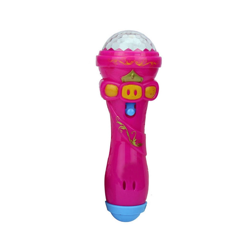 Lighting Wireless Microphone for Kids Educational Music Toy Karaoke ...