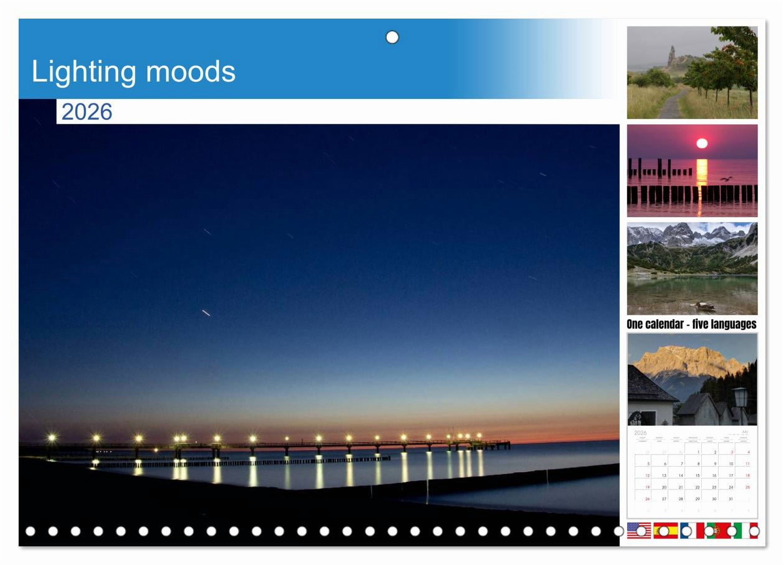 Lighting moods (Monthly Wall Calendar 2026 11.7 x 16.5 (open ...