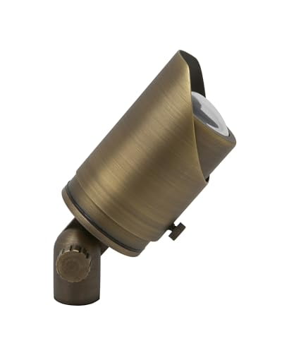 Lightkiwi C4573 Adjustable Focus Outdoor Brass Spotlight LED Lighting ...