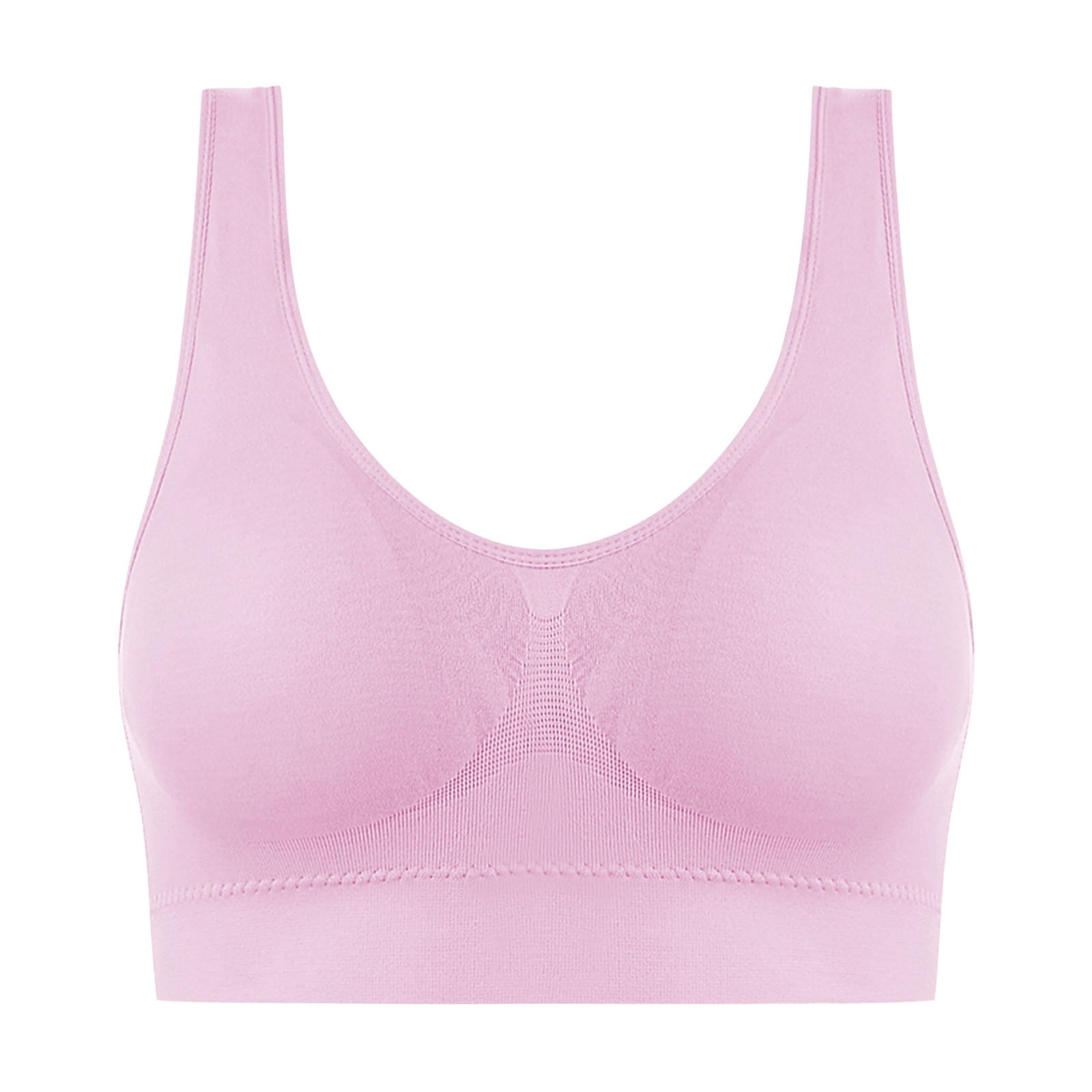Lightly Lined Bra New Ladies Seamless Comfortable One-Piece No ...