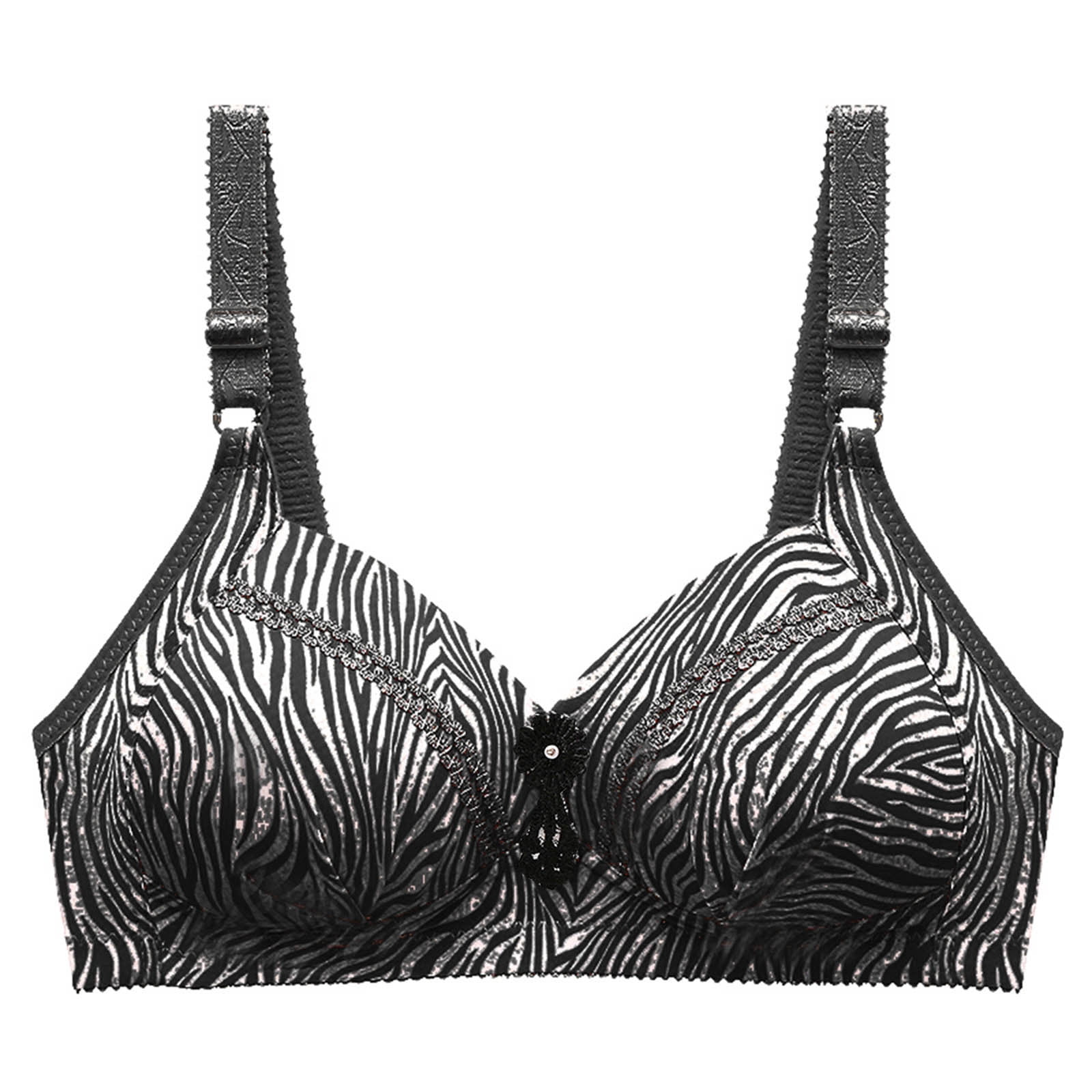 Lightly Lined Comfort Bra Deep V-Neck Wireless Comfort Bra Maternity ...