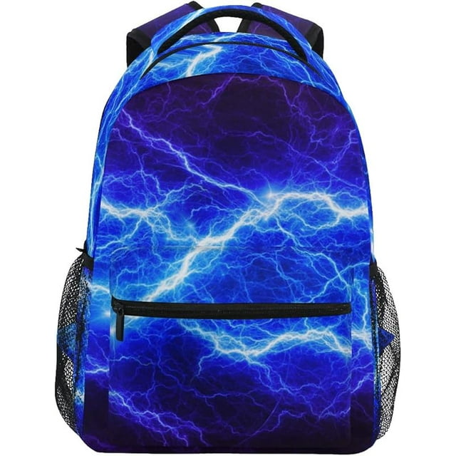 Lightning Backpack for Boy Teenage Girls Rucksack Starry Lightning ...