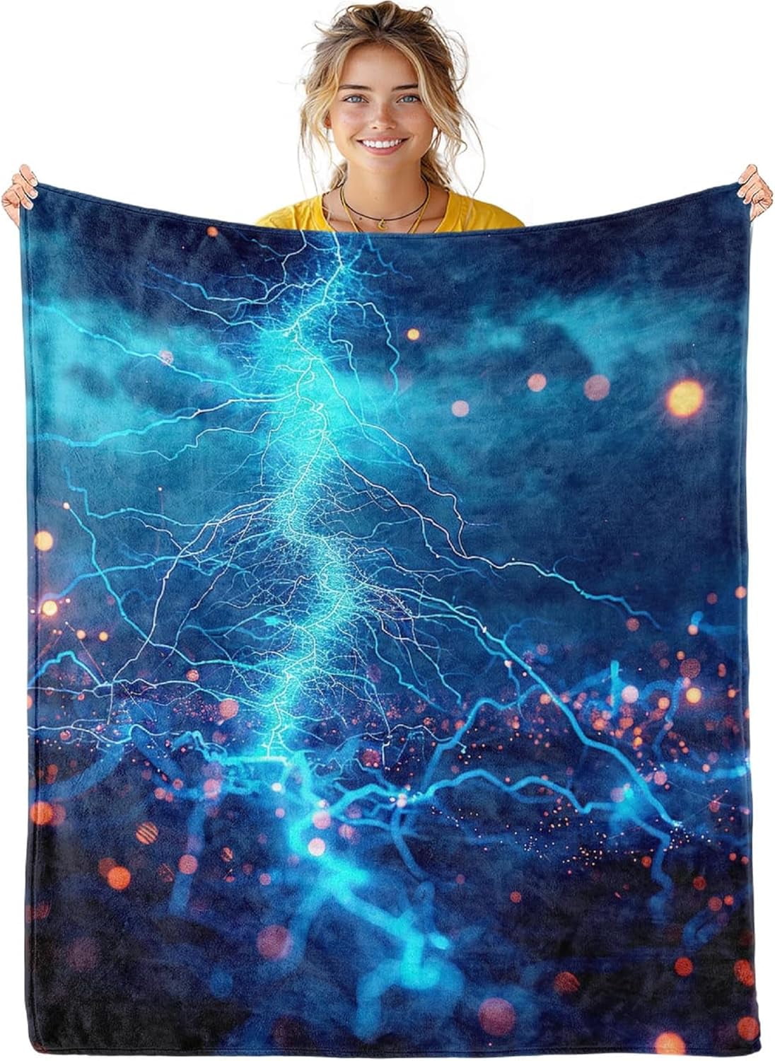 Lightning Bolt Blanket - Lightning Bolt Throw Blanket Lightning Bolt ...
