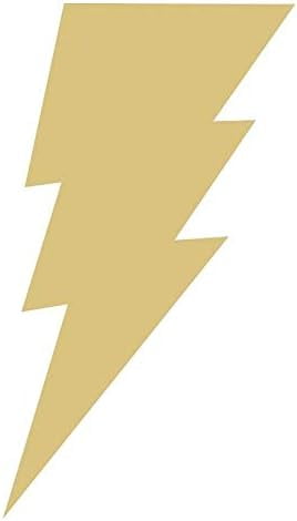 Lightning Bolt Cutout Unfinished Wood Home Decor Thunder Storm Rainy ...