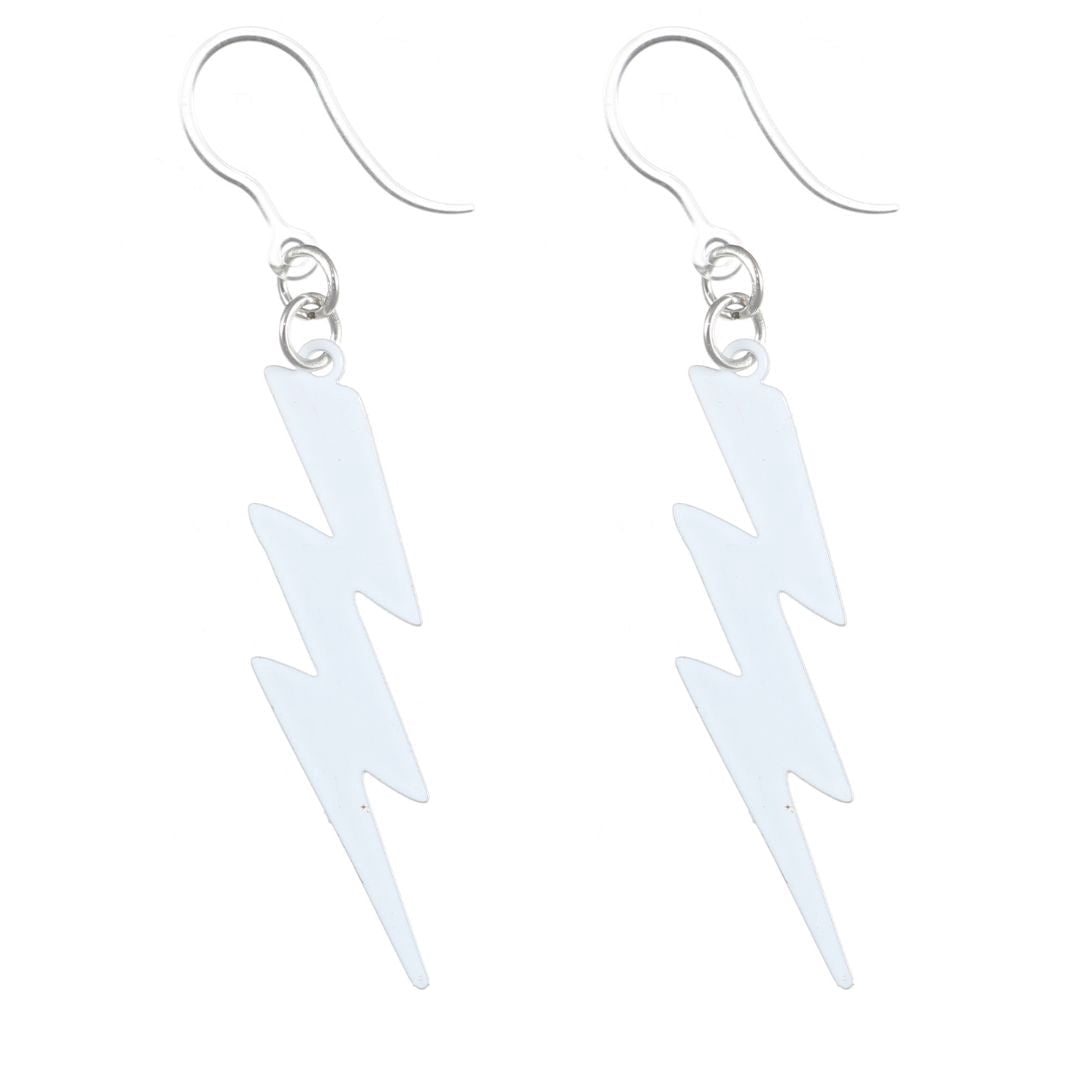 Lightning Bolt Dangles Hypoallergenic Earrings for Sensitive Ears Made ...