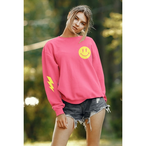 Blue Preppy Smiley Face