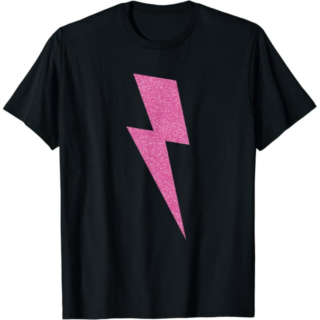 Lightning Bolt Thunder T-Shirt - Pink Design - Walmart.com