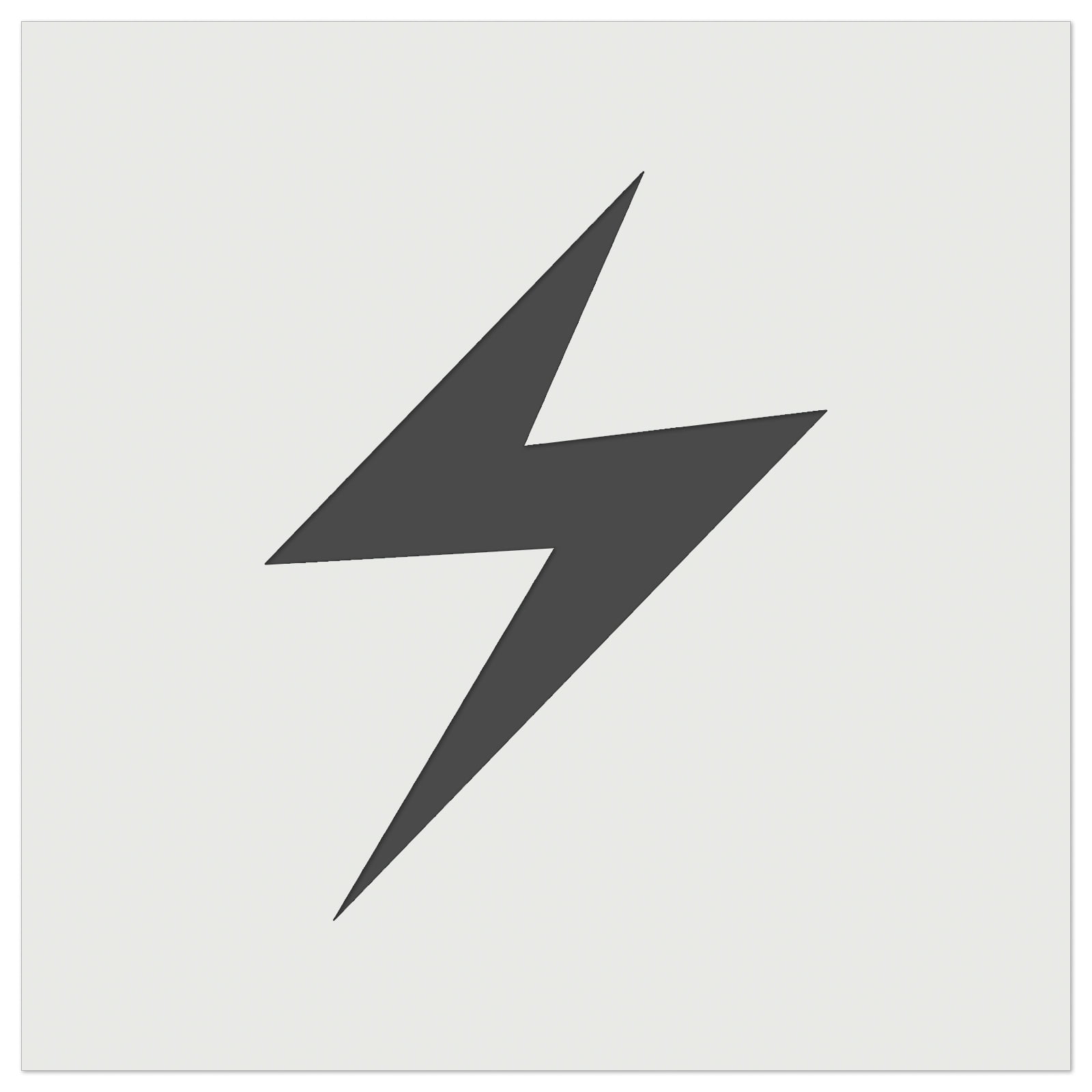 Lightning Bolt Thunderbolt DIY Cookie Wall Craft Stencil - 5.5 Inch ...