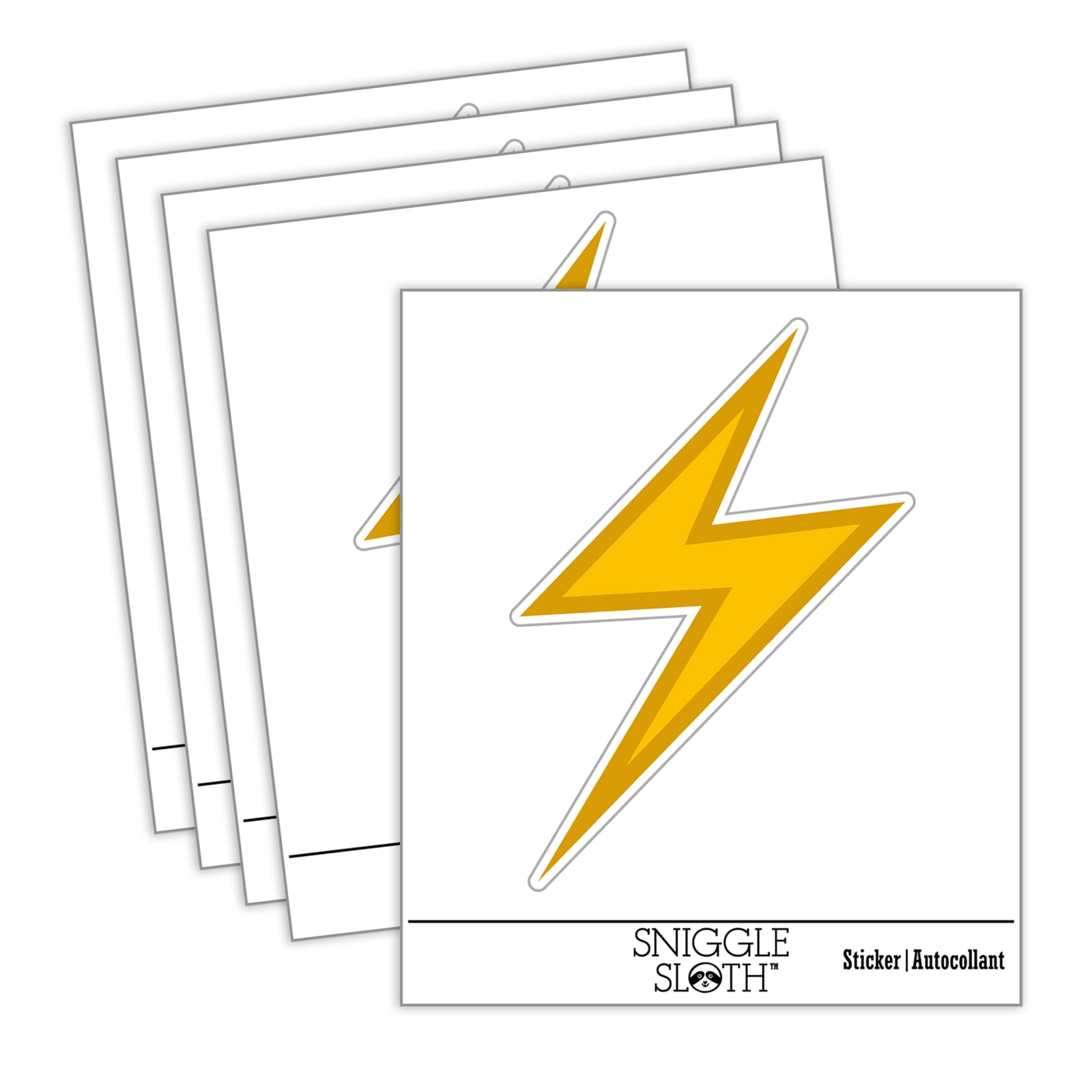 Lightning Bolt Thunderbolt Outline Car Window Bumper Water Bottle Phone ...