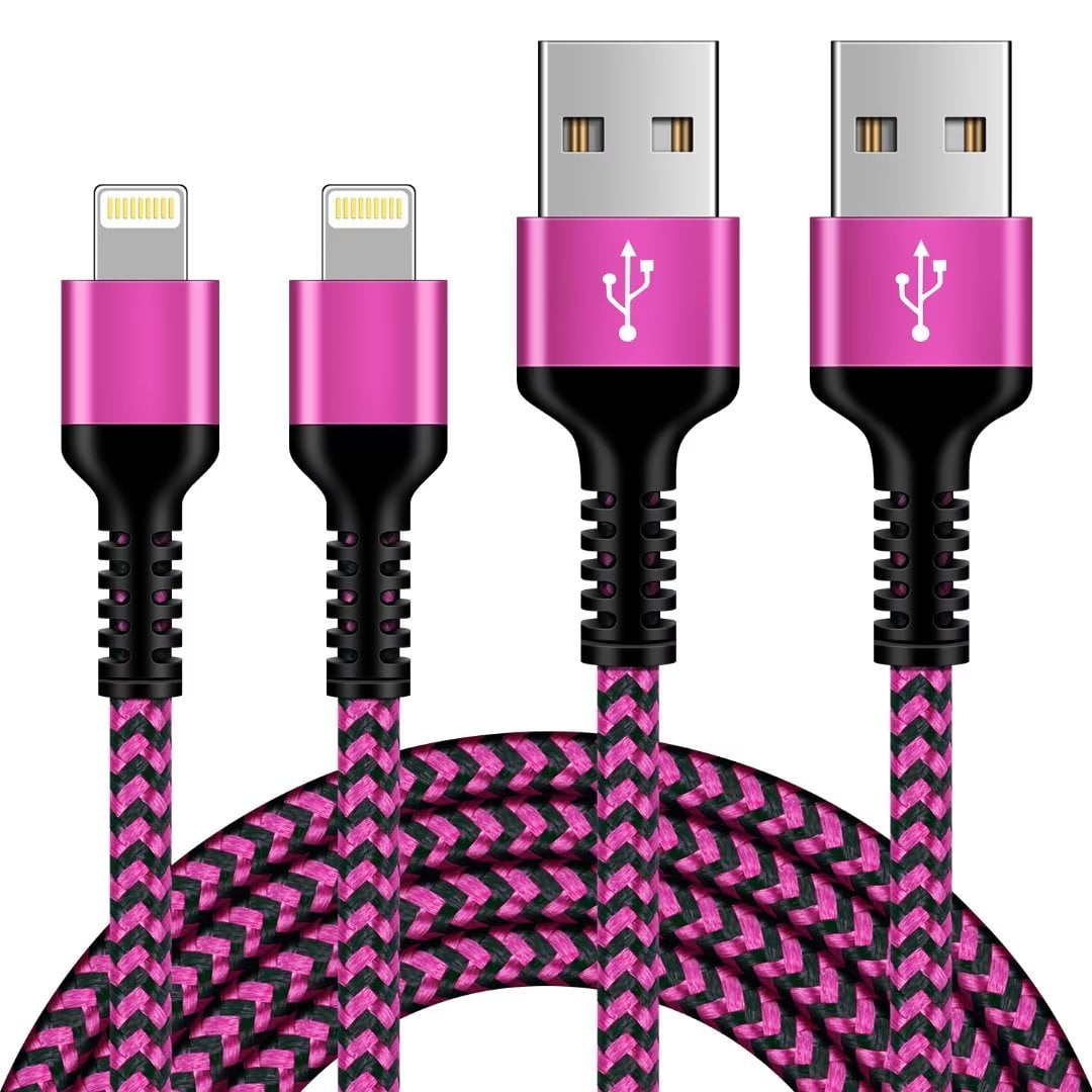 Lightning Cables,Lightning Cable 6ft,Haoano USB A Cables to Lightning ...