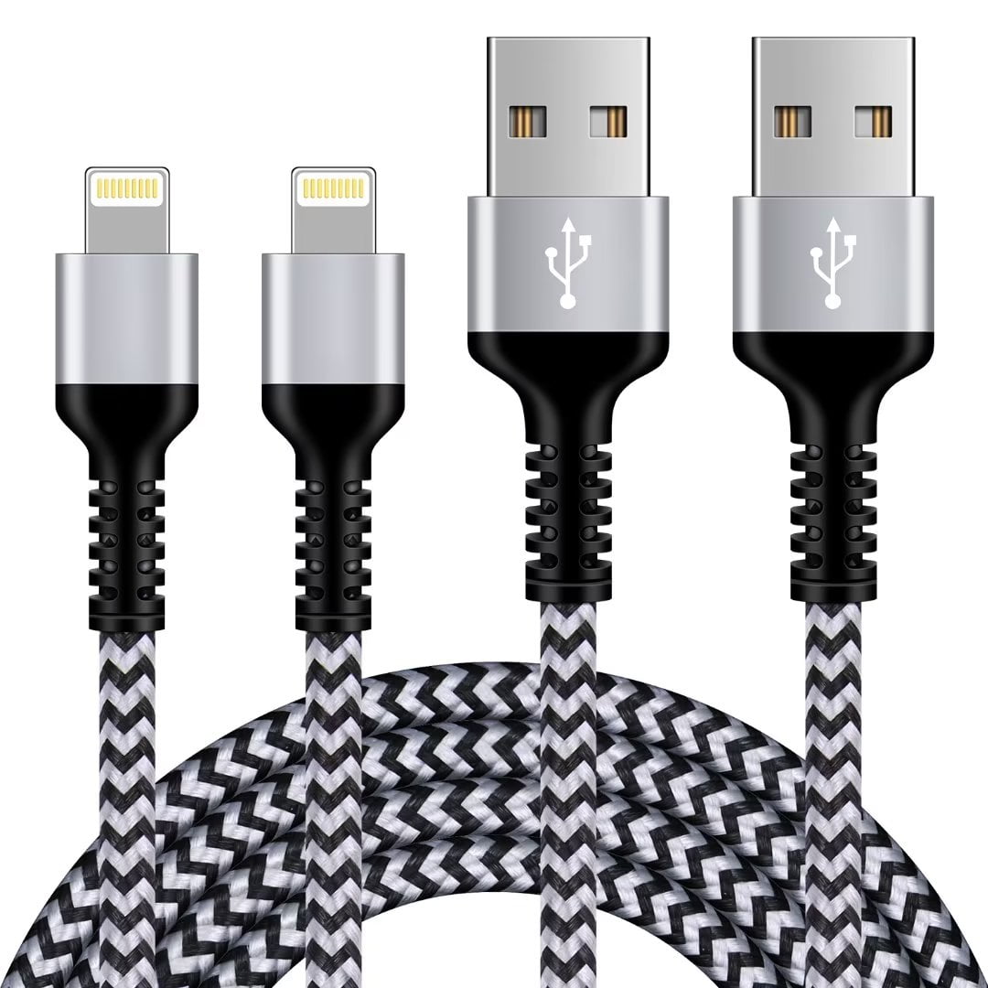 Lightning Cables,Lightning Cable 6ft,Haoano USB A Cables to Lightning ...