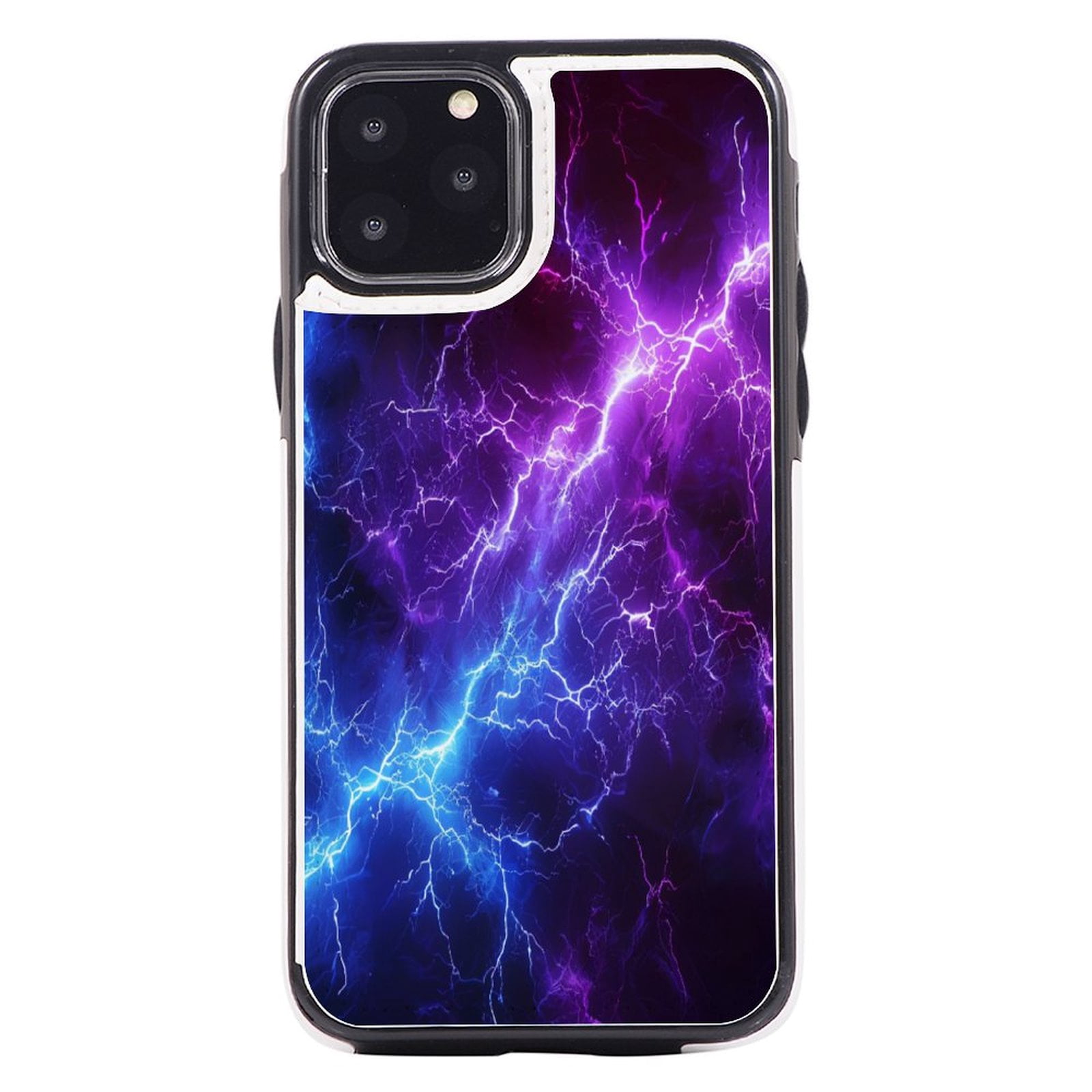 Lightning Colorful Leather Wallet Case for iPhone 16 15 14 13 12 11 Pro ...