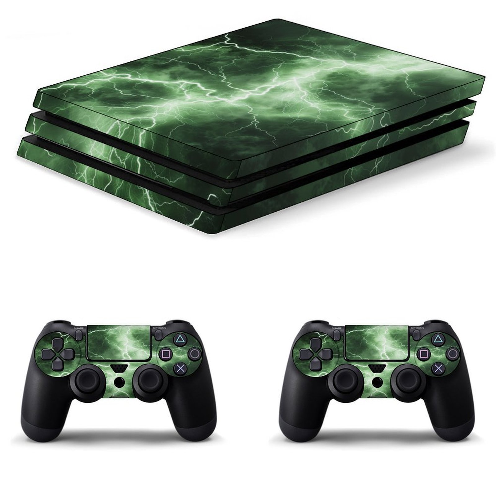 Lightning Colorful PS4/PS4 Pro/PS4 Slim Skin Sticker For Console And ...
