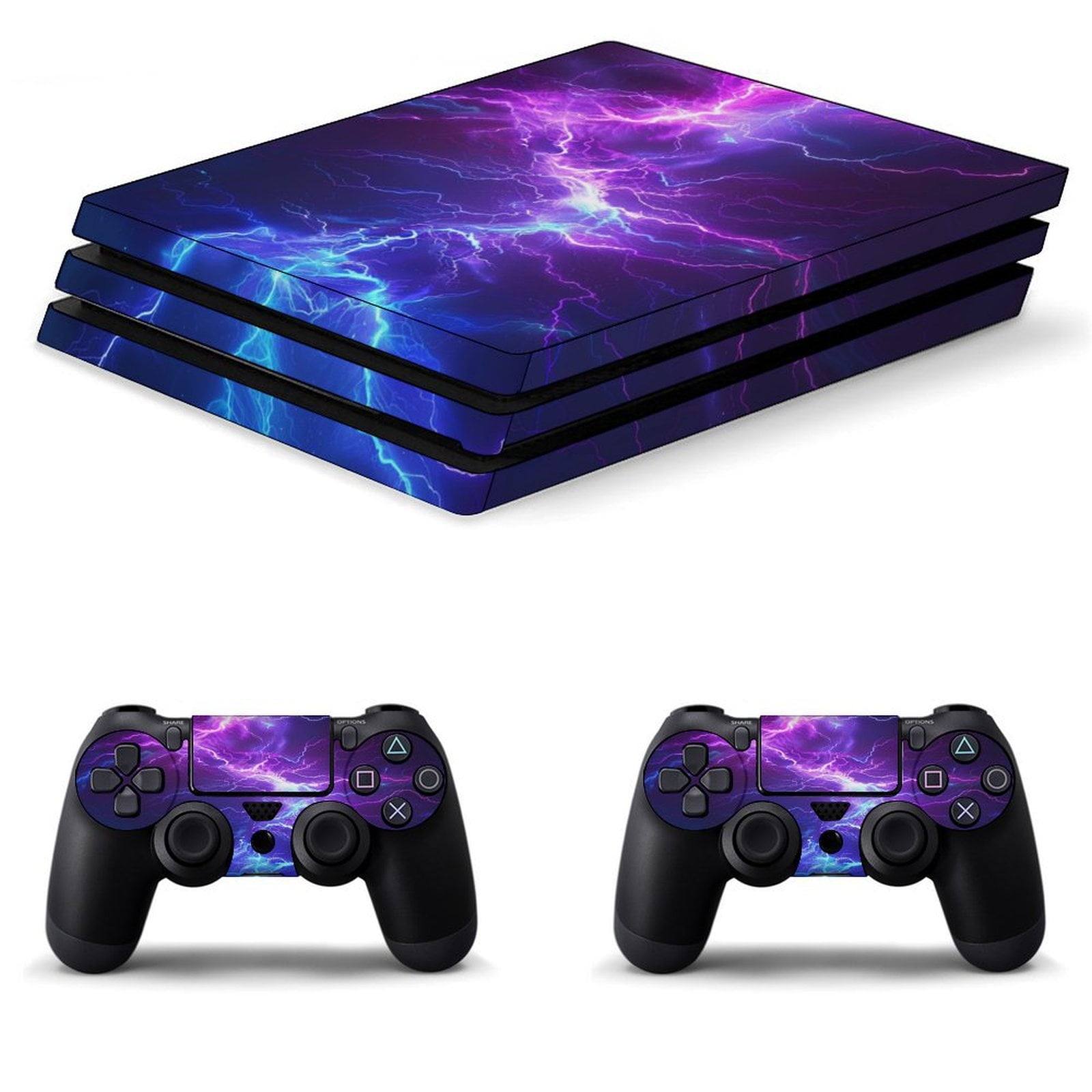 Lightning Colorful PS4/PS4 Pro/PS4 Slim Skin Sticker For Console And Controller Skins - Walmart.com
