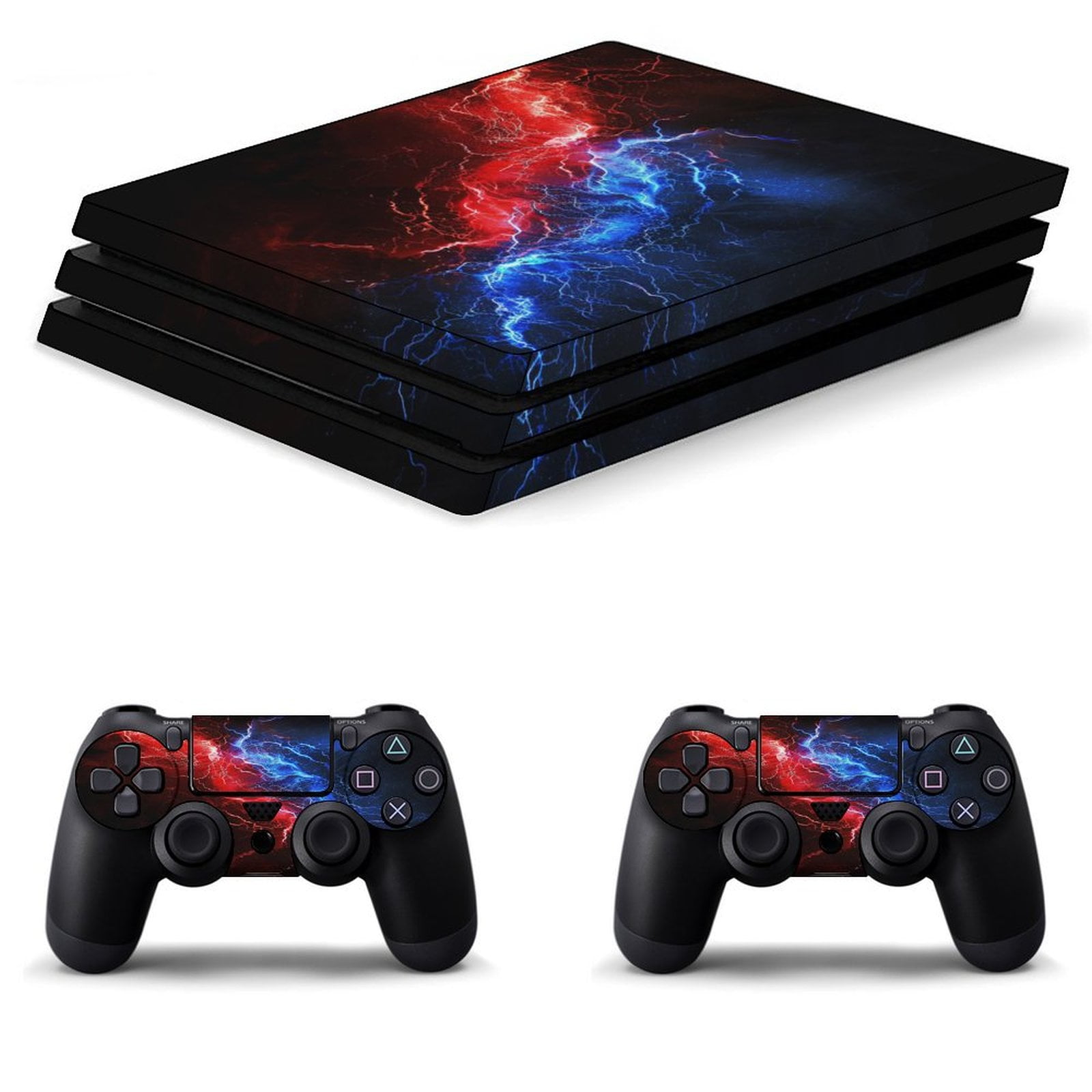 Lightning Colorful PS4/PS4 Pro/PS4 Slim Skin Sticker For Console And Controller Skins - Walmart.com