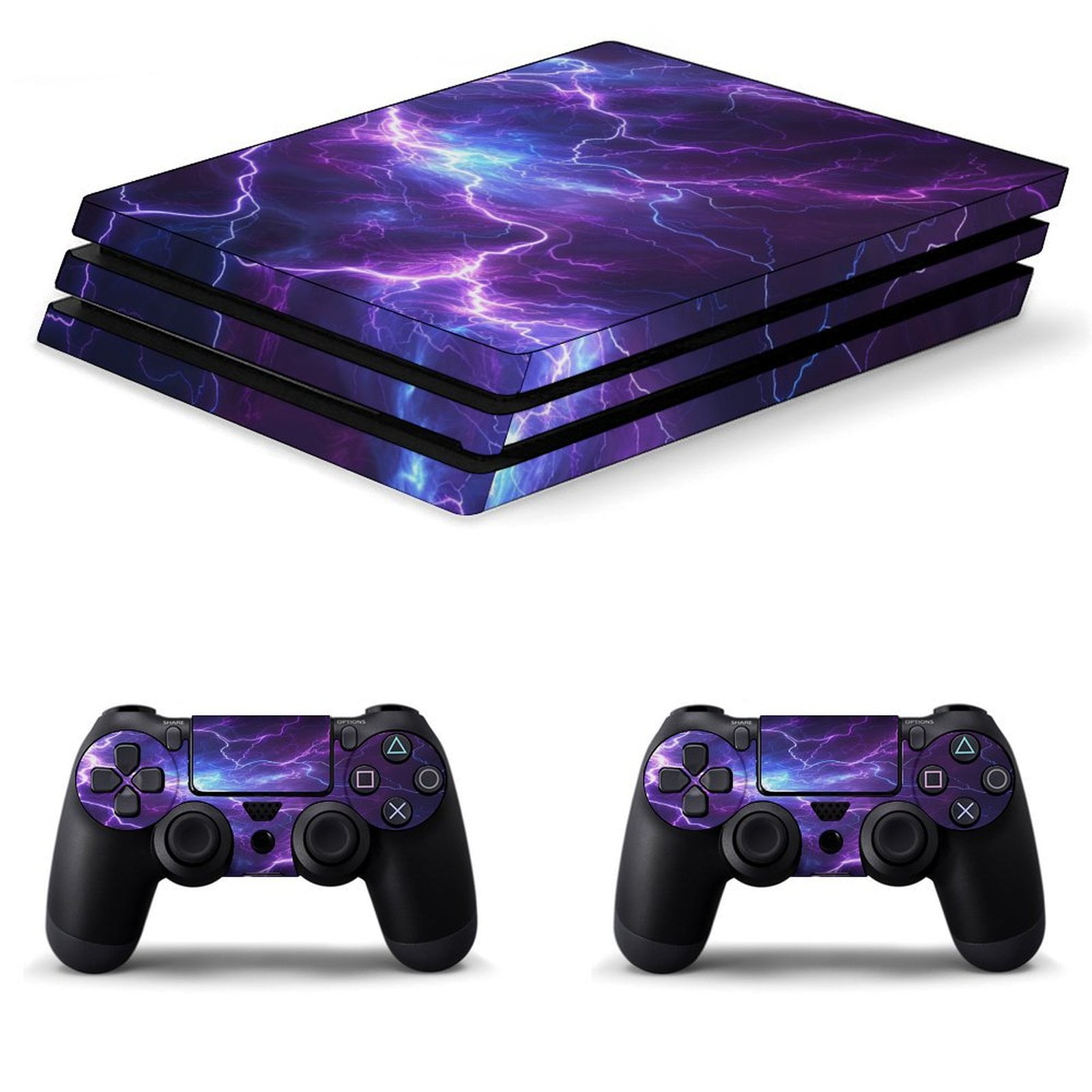 Lightning Colorful PS4/PS4 Pro/PS4 Slim Skin Sticker For Console And ...