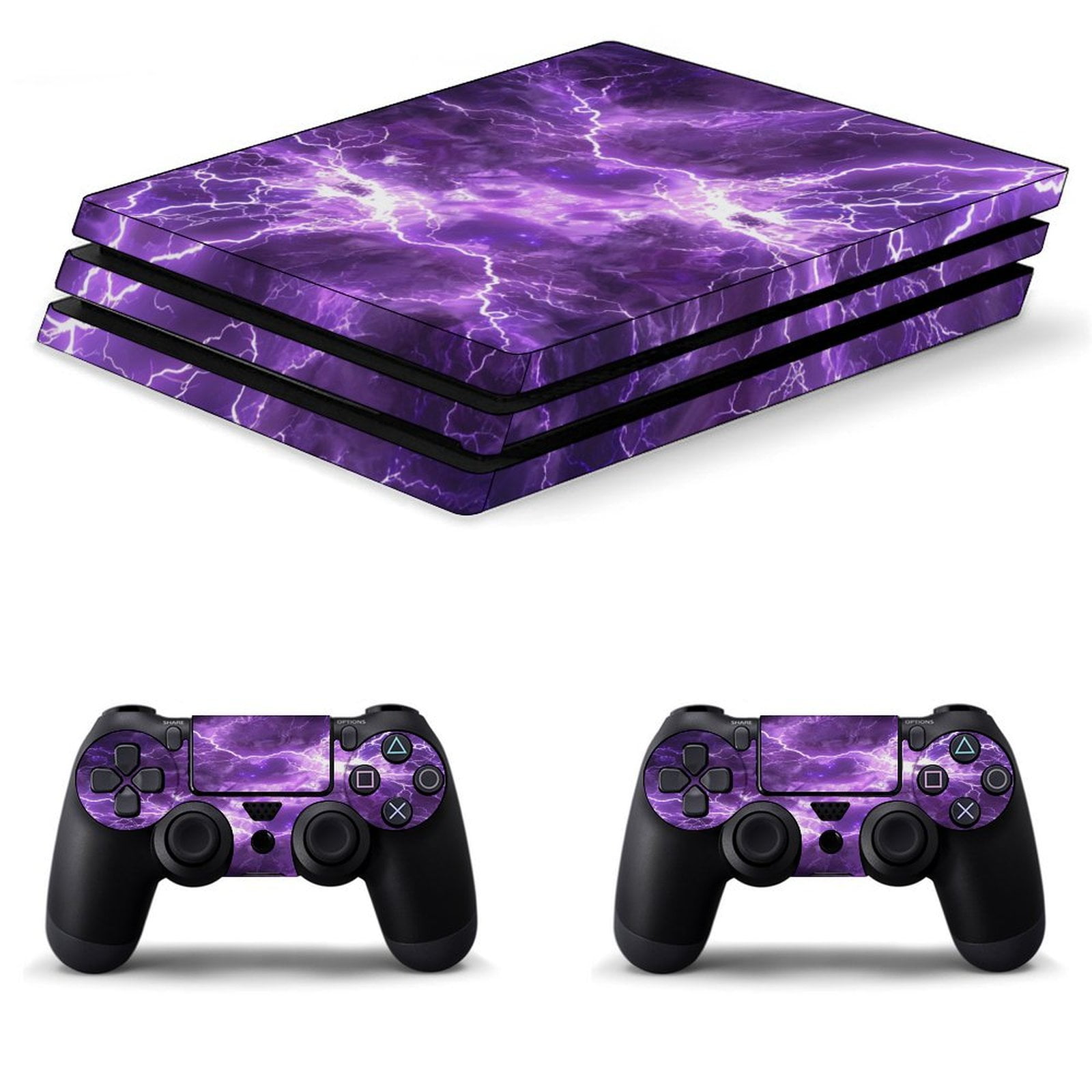 Lightning Colorful PS4/PS4 Pro/PS4 Slim Skin Sticker For Console And ...
