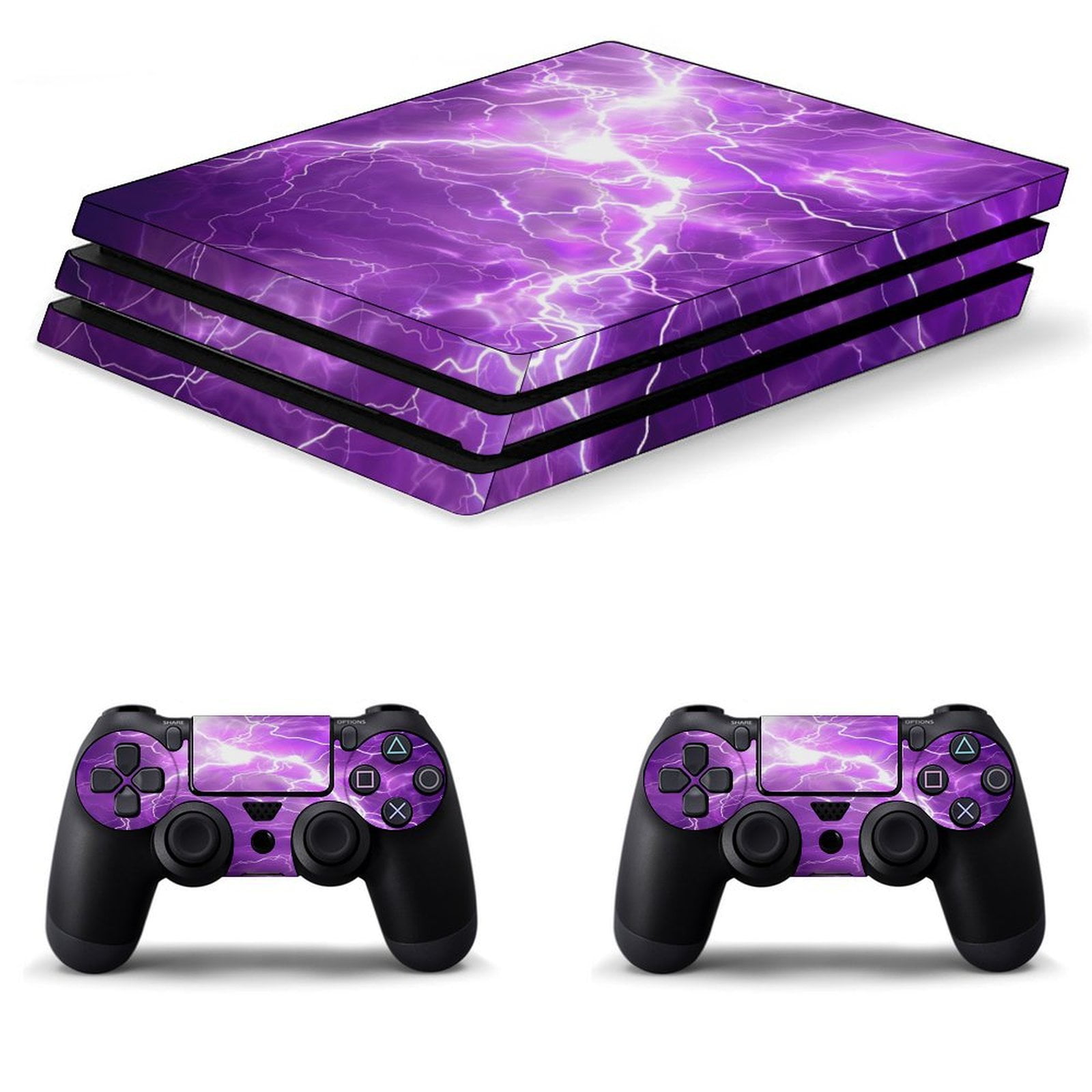 Lightning Colorful PS4/PS4 Pro/PS4 Slim Skin Sticker For Console And Controller Skins - Walmart.com