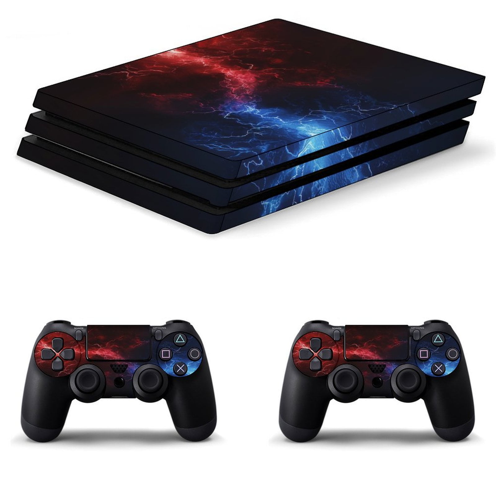 Lightning Colorful PS4/PS4 Pro/PS4 Slim Skin Sticker For Console And Controller Skins - Walmart.com