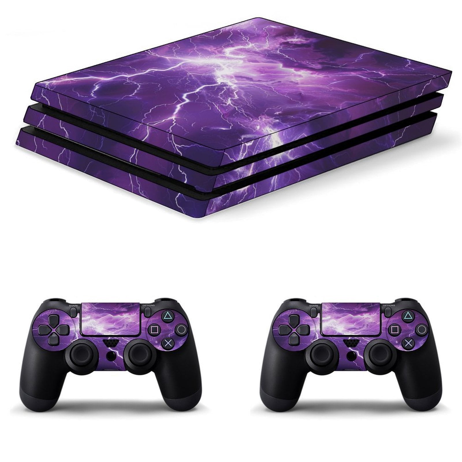 Lightning Colorful PS4/PS4 Pro/PS4 Slim Skin Sticker For Console And ...