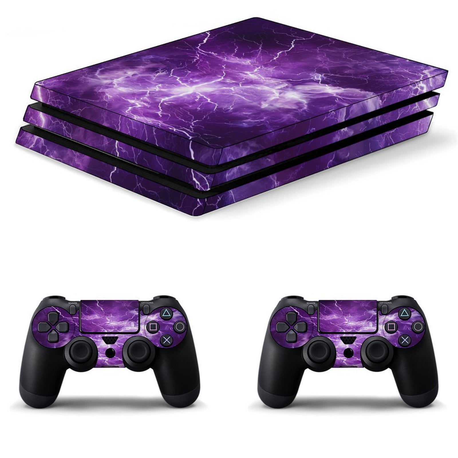 Lightning Colorful PS4/PS4 Pro/PS4 Slim Skin Sticker For Console And ...