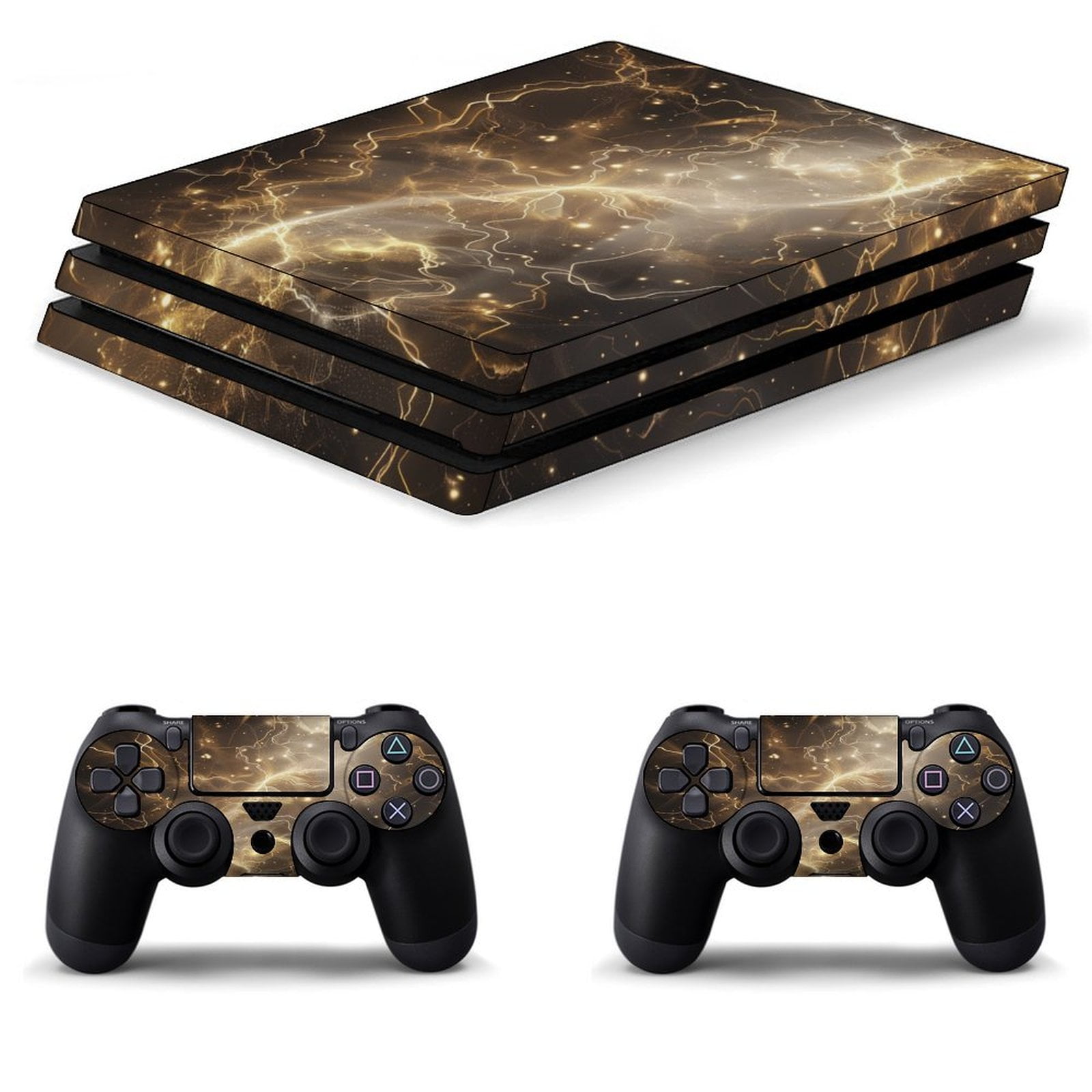 Lightning Colorful PS4/PS4 Pro/PS4 Slim Skin Sticker For Console And ...