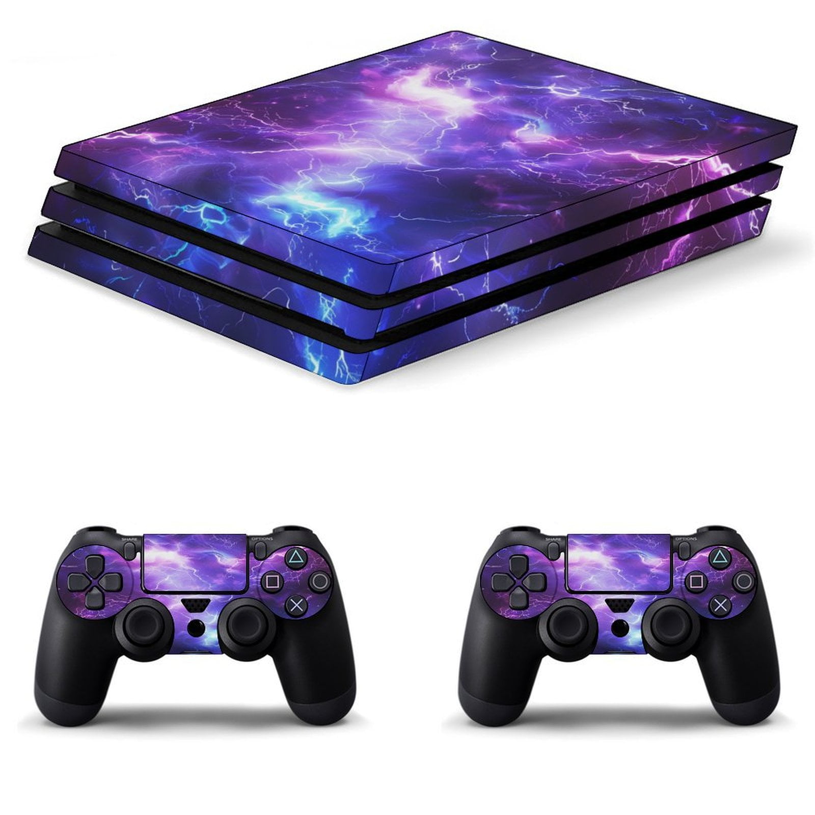 Lightning Colorful PS4/PS4 Pro/PS4 Slim Skin Sticker For Console And ...