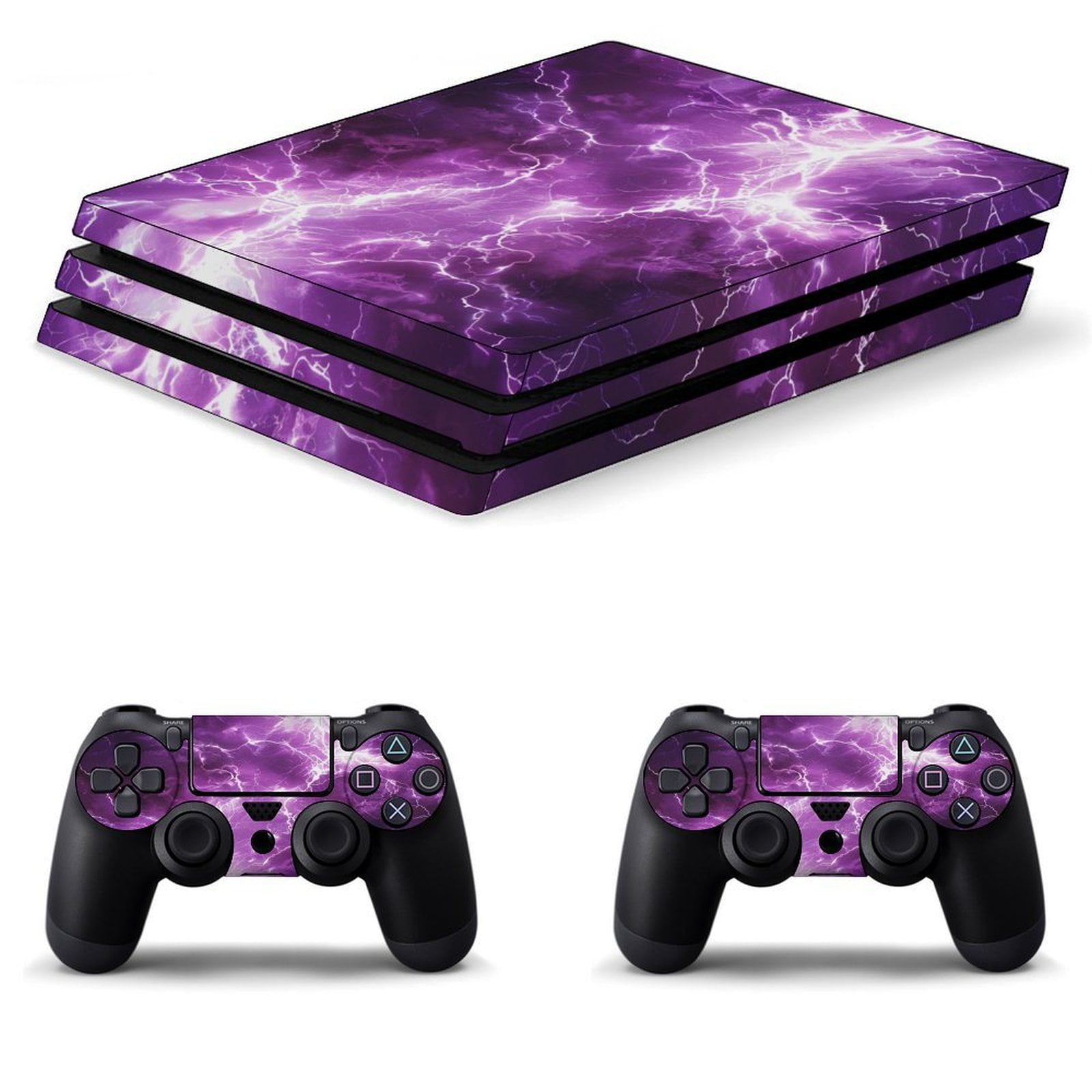 Lightning Colorful PS4/PS4 Pro/PS4 Slim Skin Sticker For Console And ...