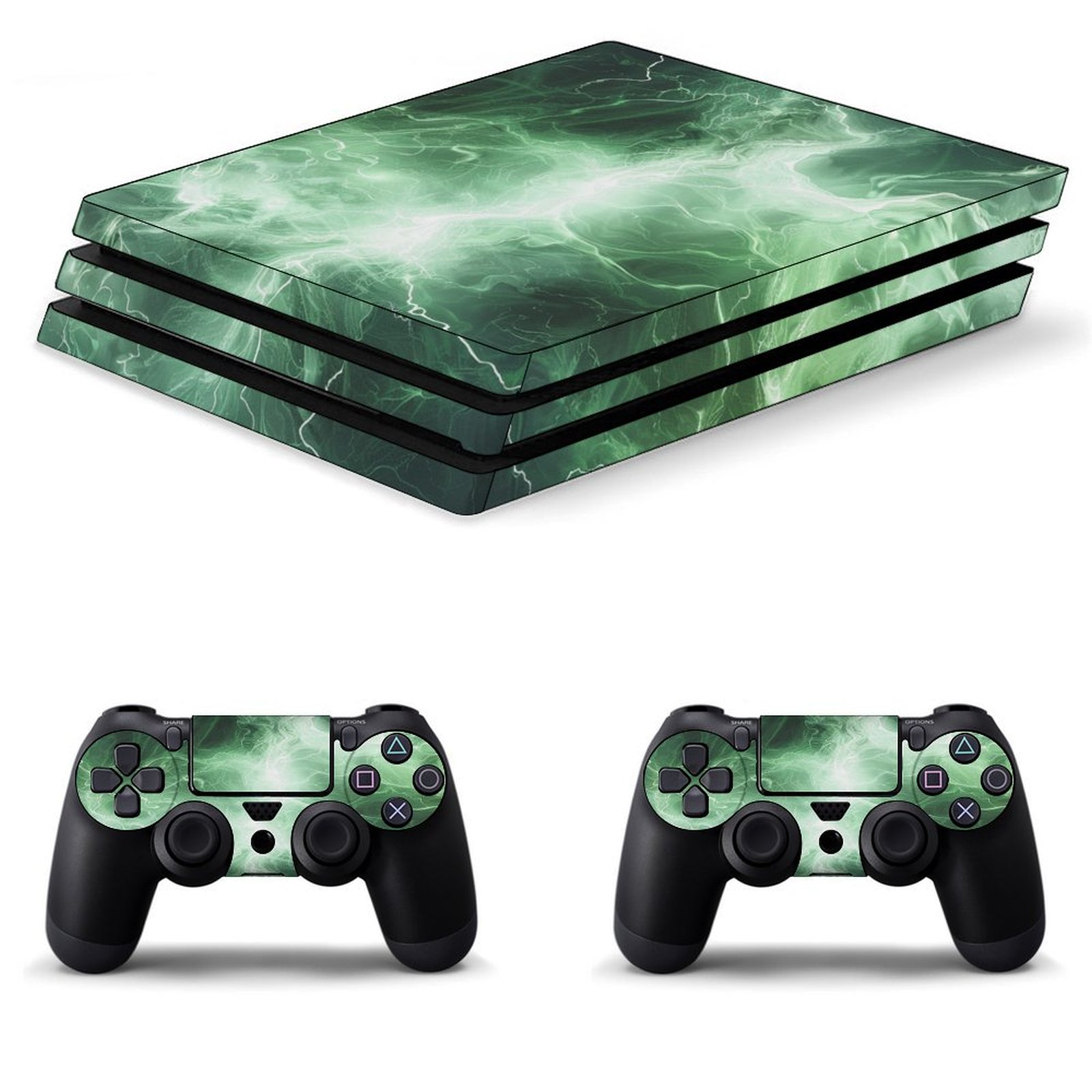 Lightning Colorful PS4/PS4 Pro/PS4 Slim Skin Sticker For Console And ...