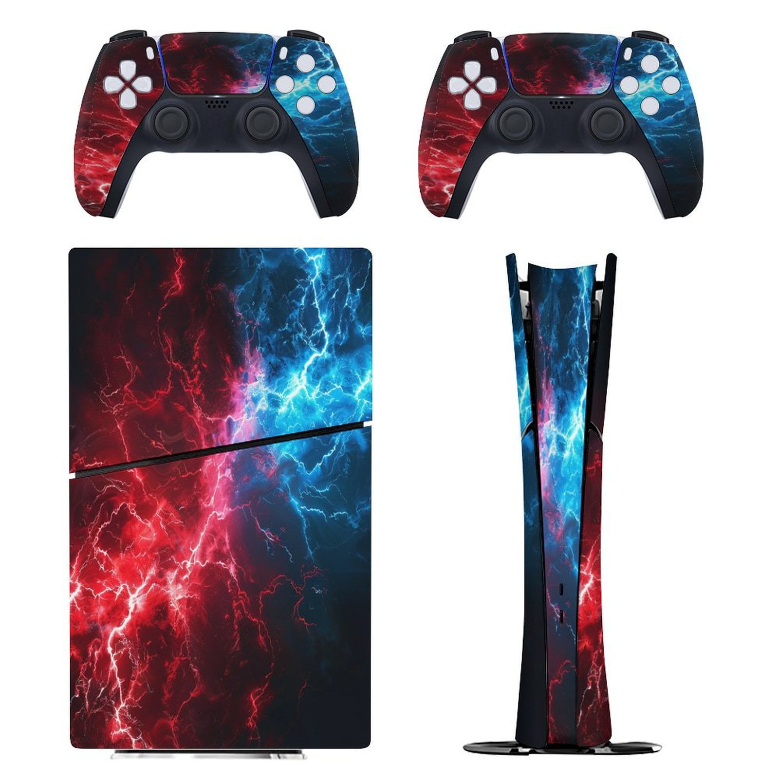 Lightning Colorful PS5/PS5 Pro/PS5 Slim Digital Disc Skin Sticker For ...